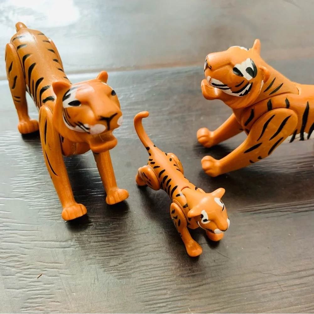 Playmobil | Toys | Playmobil Tiger Family Building Kit Mini Zoo Animal ...